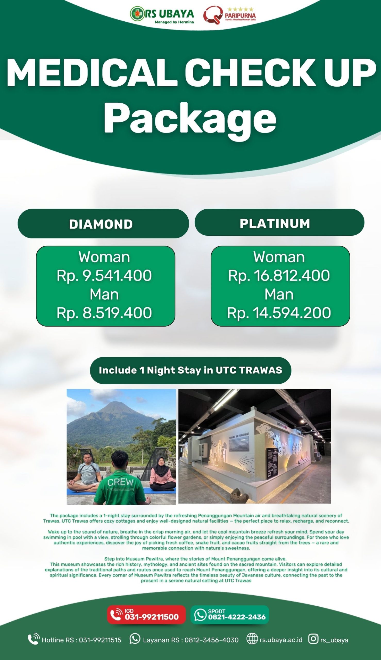MEDICAL CHECK UP PACKAGE - Rumah Sakit UBAYA